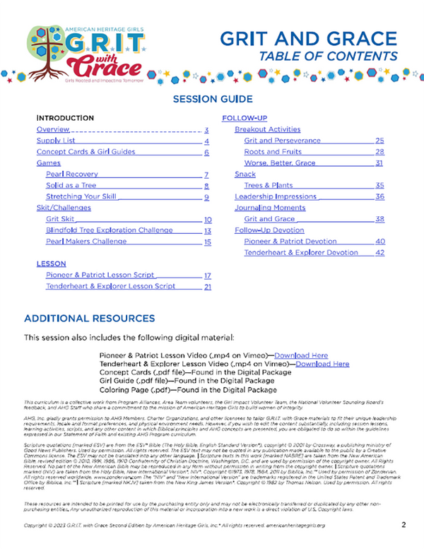 Grit and Grace GRIT with Grace Download Session V2 - AHGstore