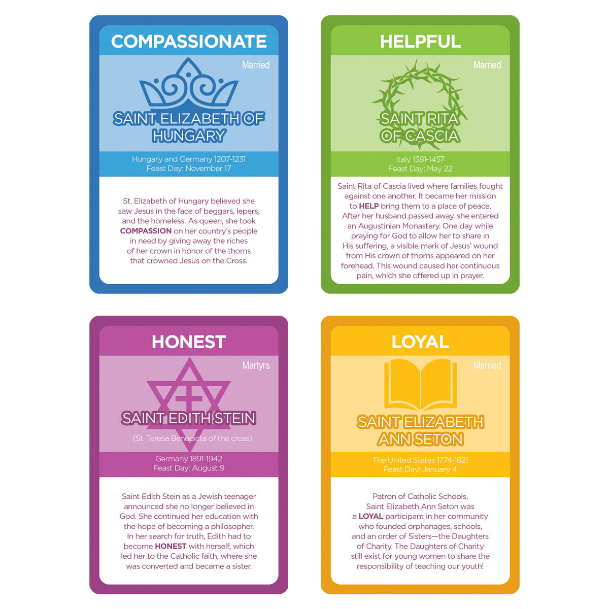 AHG Creed Card Dash: Catholic Saints - AHGstore