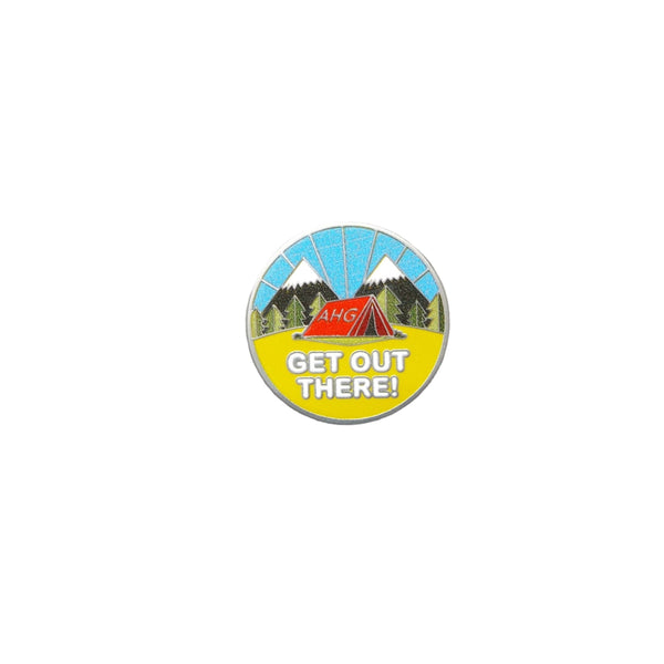 AHG Get Out There Pin - AHGstore
