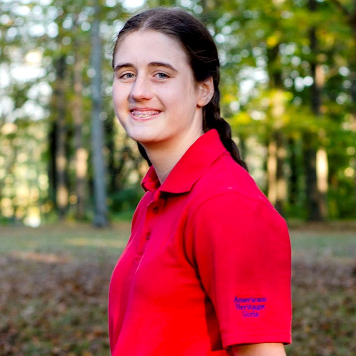 AHG Official Short-Sleeved Girl Uniform Polo - Red | AHGstore