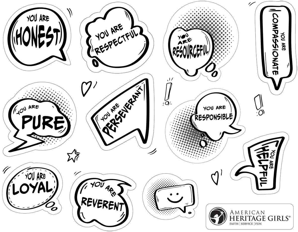 AHG Pen Pal Sticker Sheet – AHGstore