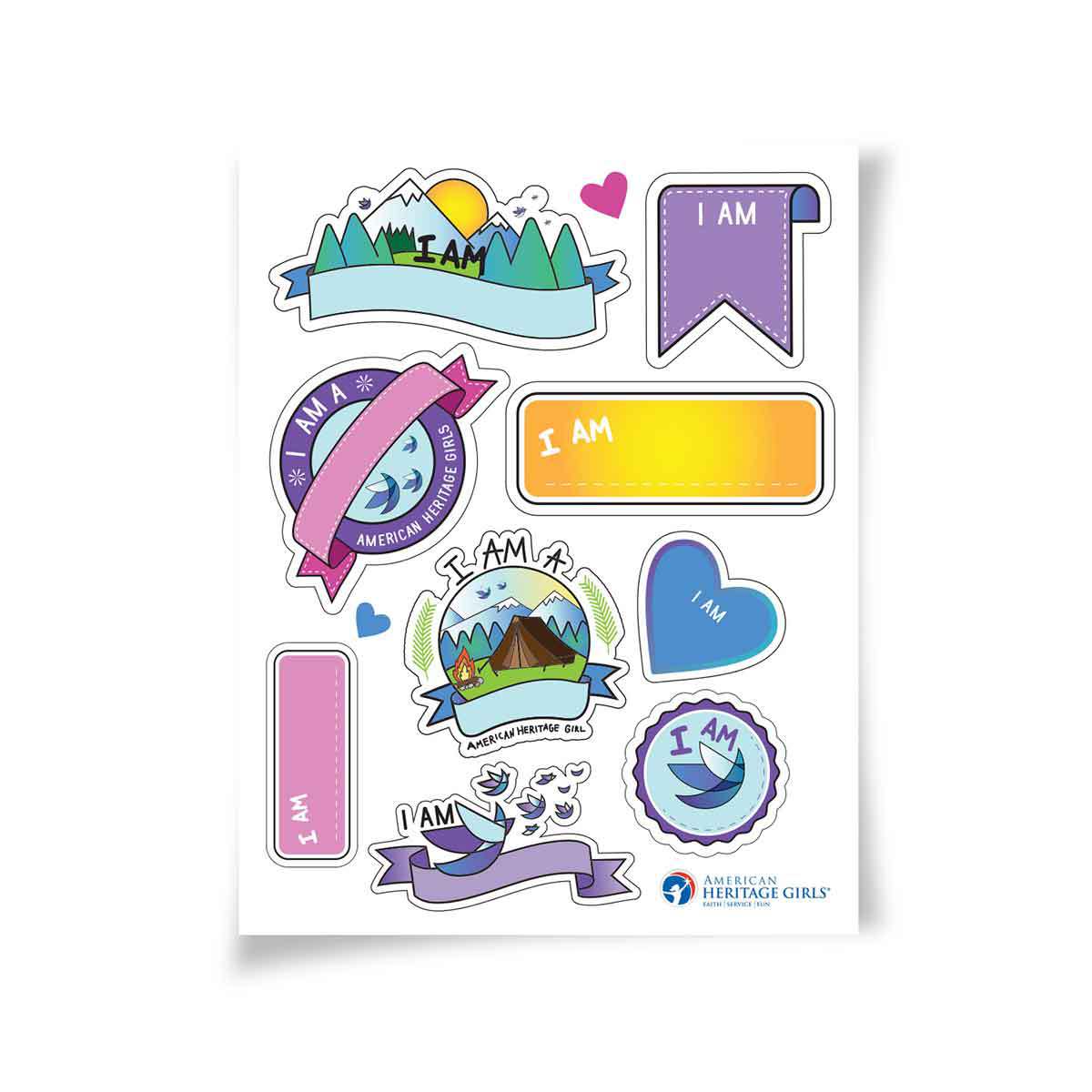 AHG I Am Sticker Sheet – AHGstore