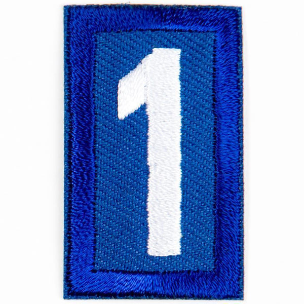 Blue Troop Number Patches | AHGstore