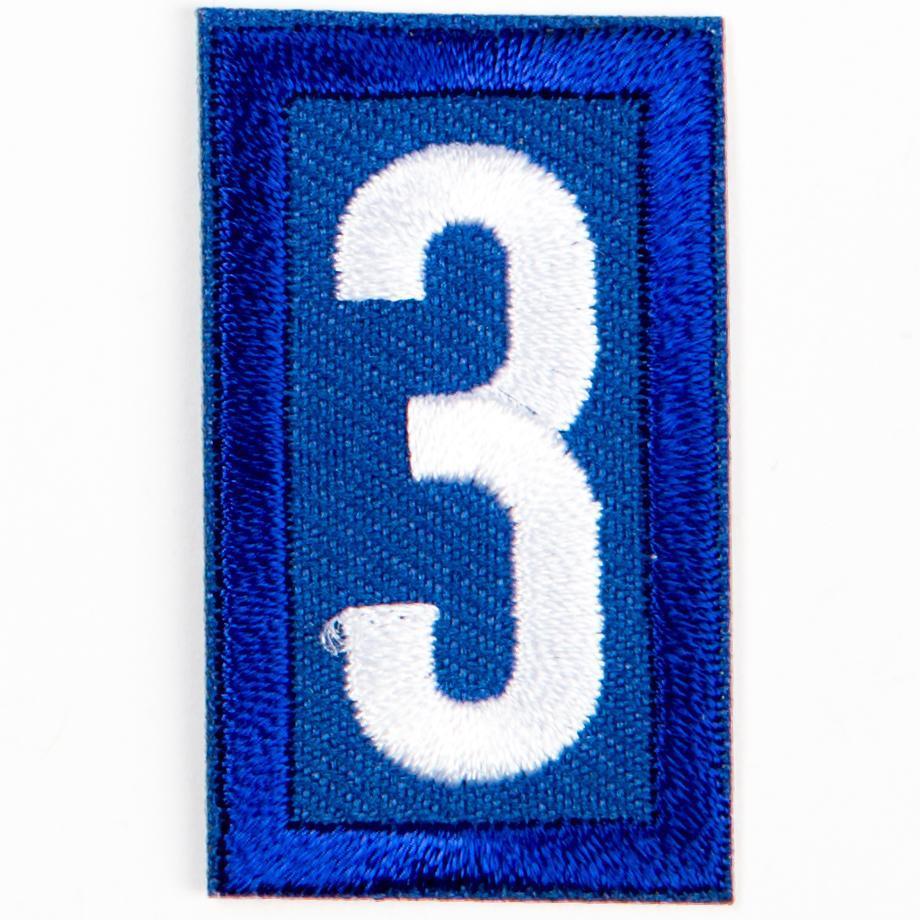 Blue Troop Number Patches | AHGstore