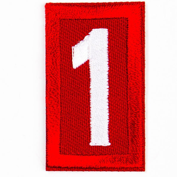 Red Troop Number Patches | AHGstore