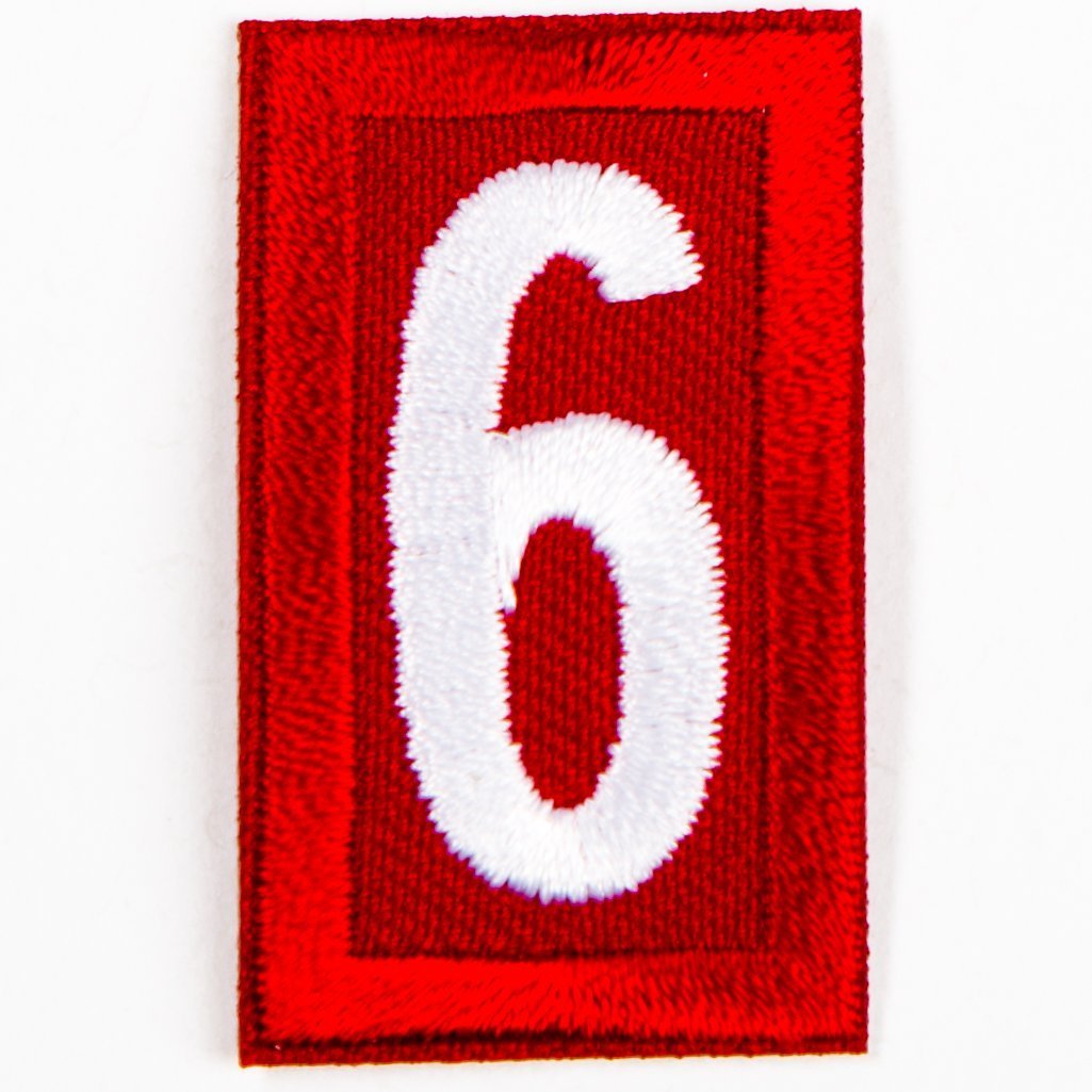 Red Troop Number Patches | AHGstore