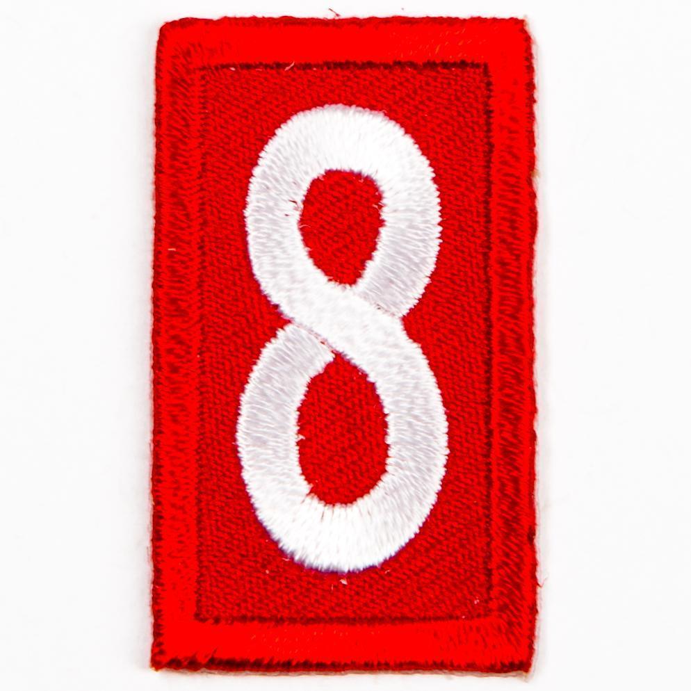 Red Troop Number Patches | AHGstore